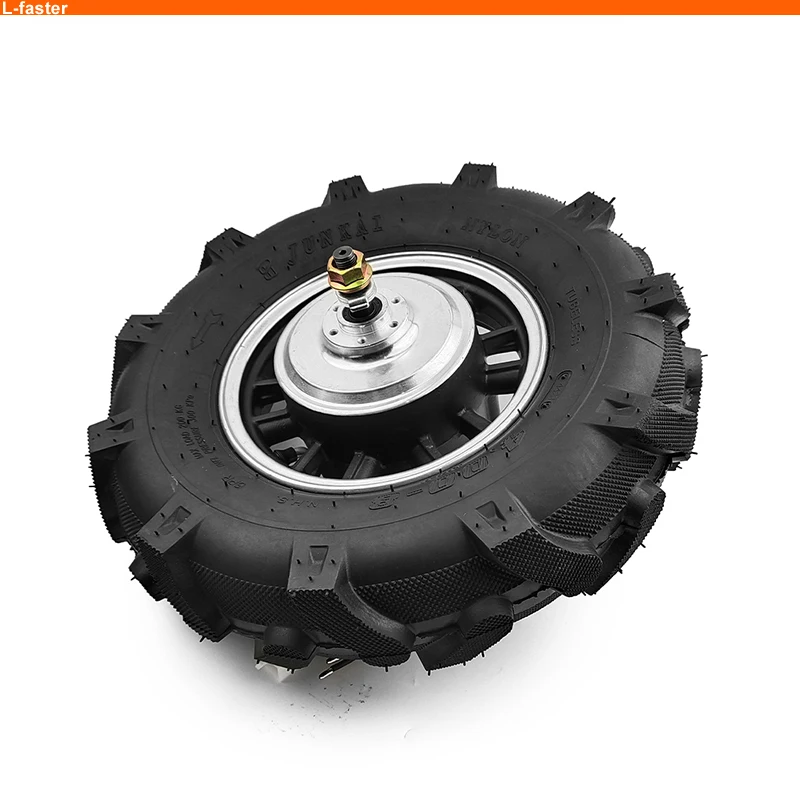 Brushless Gear Motor Wheel Kit For Garden Tractor & Loader