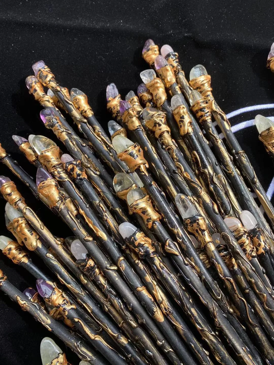 New Hot Selling Natural Crystal Magic Stick,Crystal Wands For Fairy ...