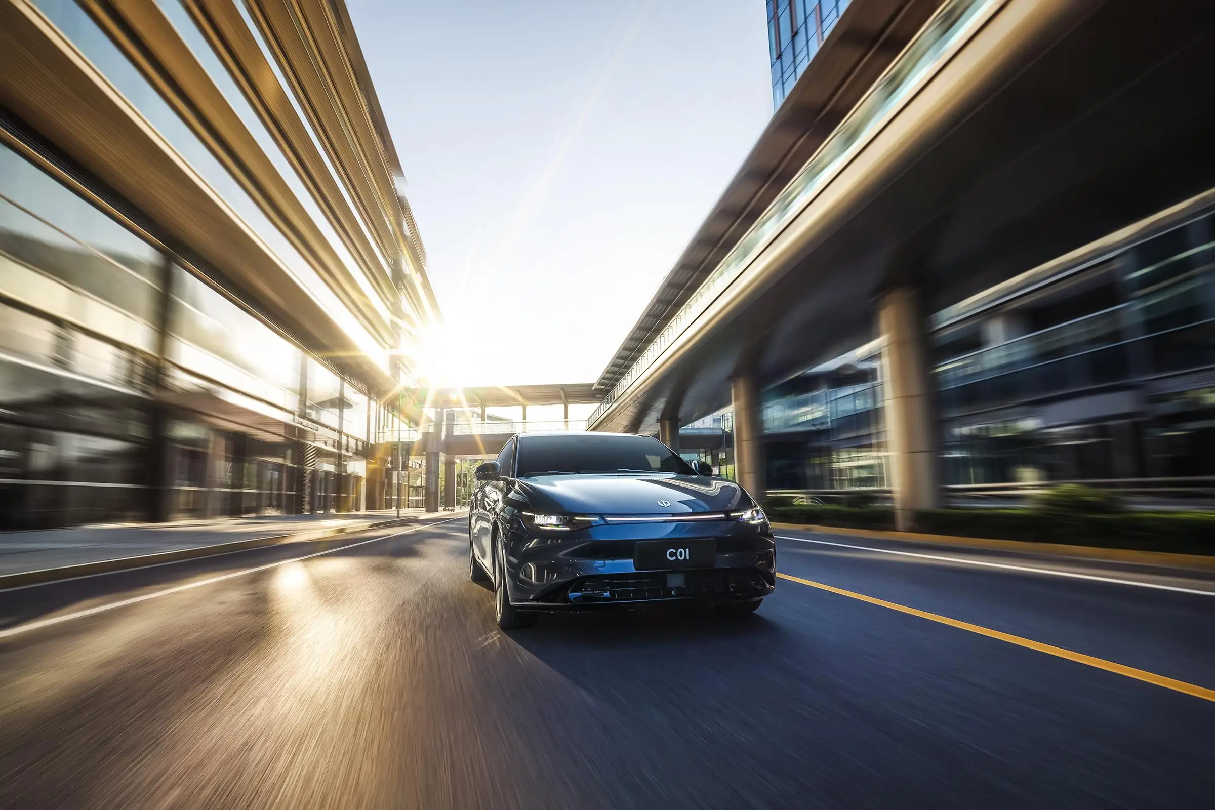 Large Capacity Leap Motor C01 717km Ev New Energy Vehicles Leapmotor ...