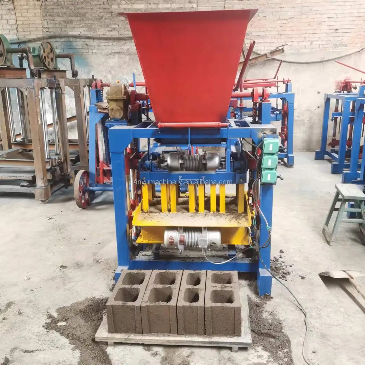 Interlocking Brick Pavers/perforated Concrete Block Factory/machine For ...