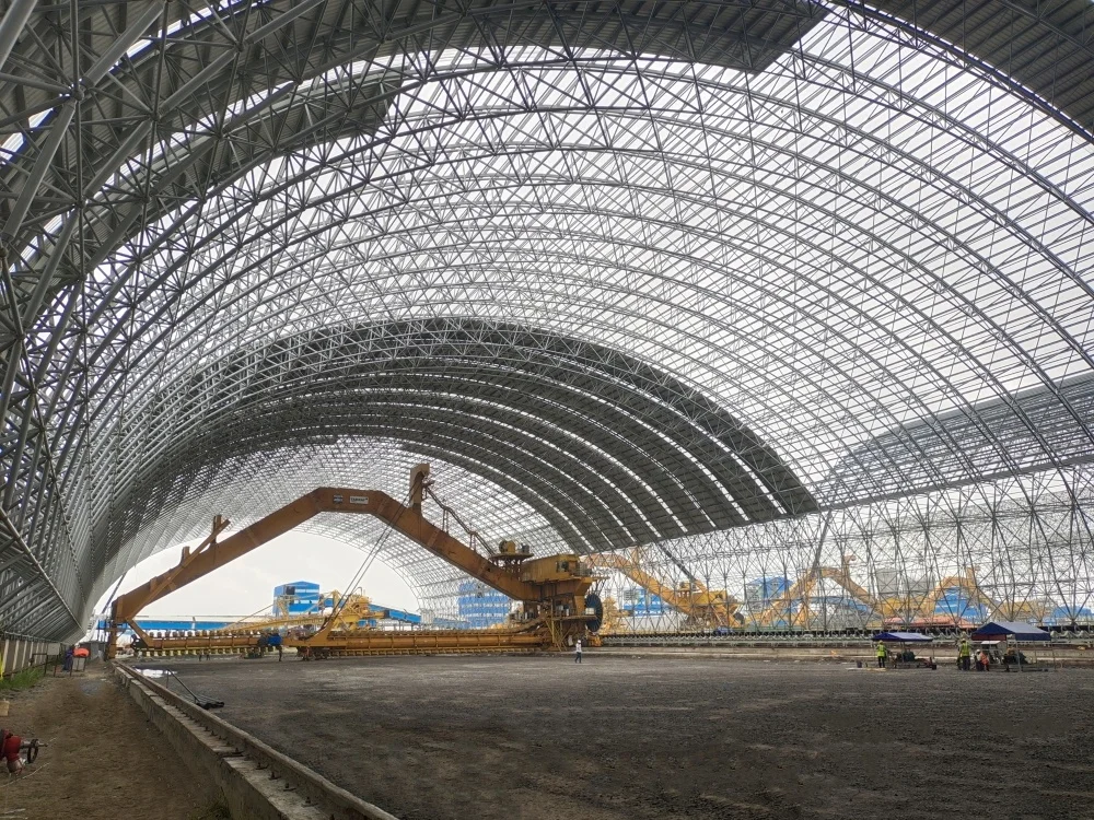 Industrial-Style Prefabricated Steel Structure Space Frame for House ...