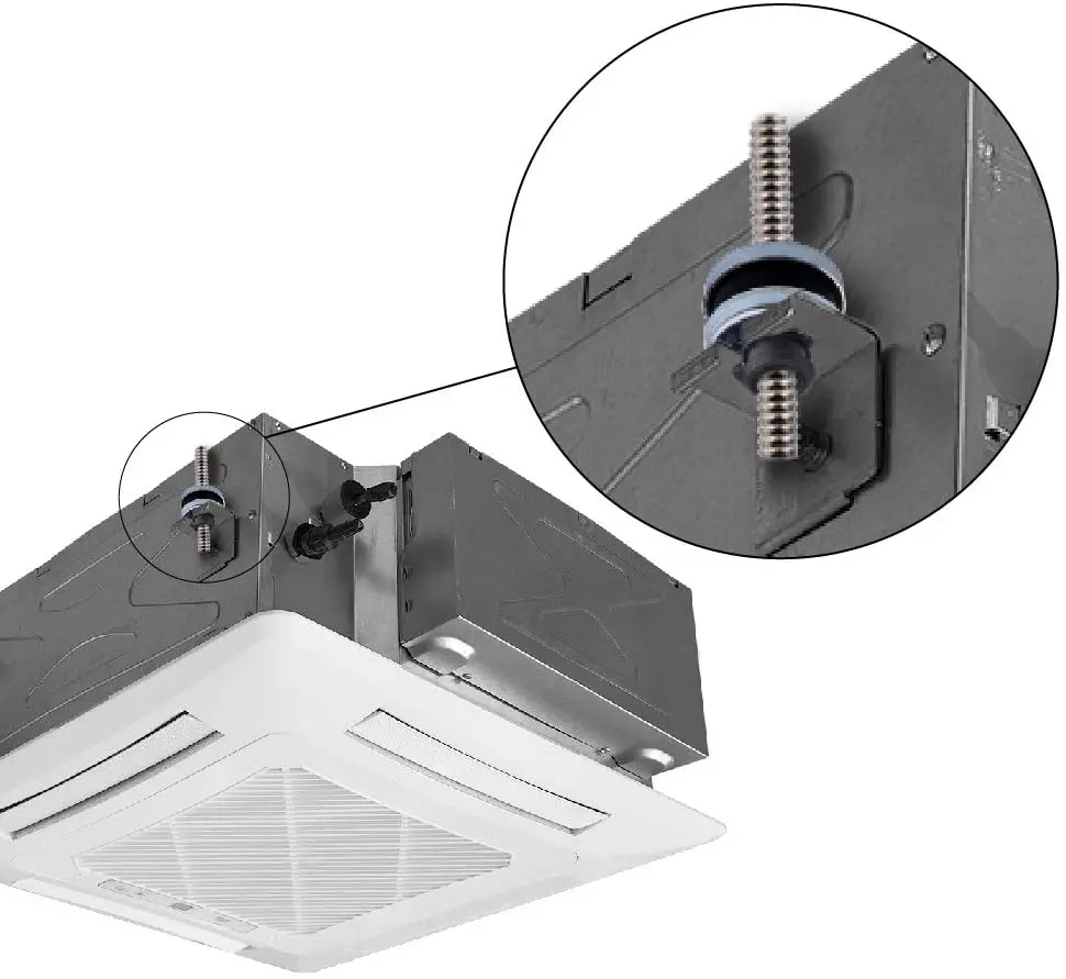 HVAC Isolator Rubber Hanger - Anti Vibration Pads for AC