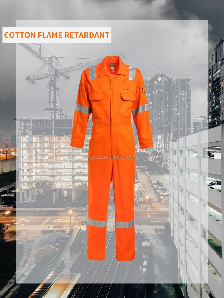 YUYET Flame Retardant Coveralls for High Visibility & Safety