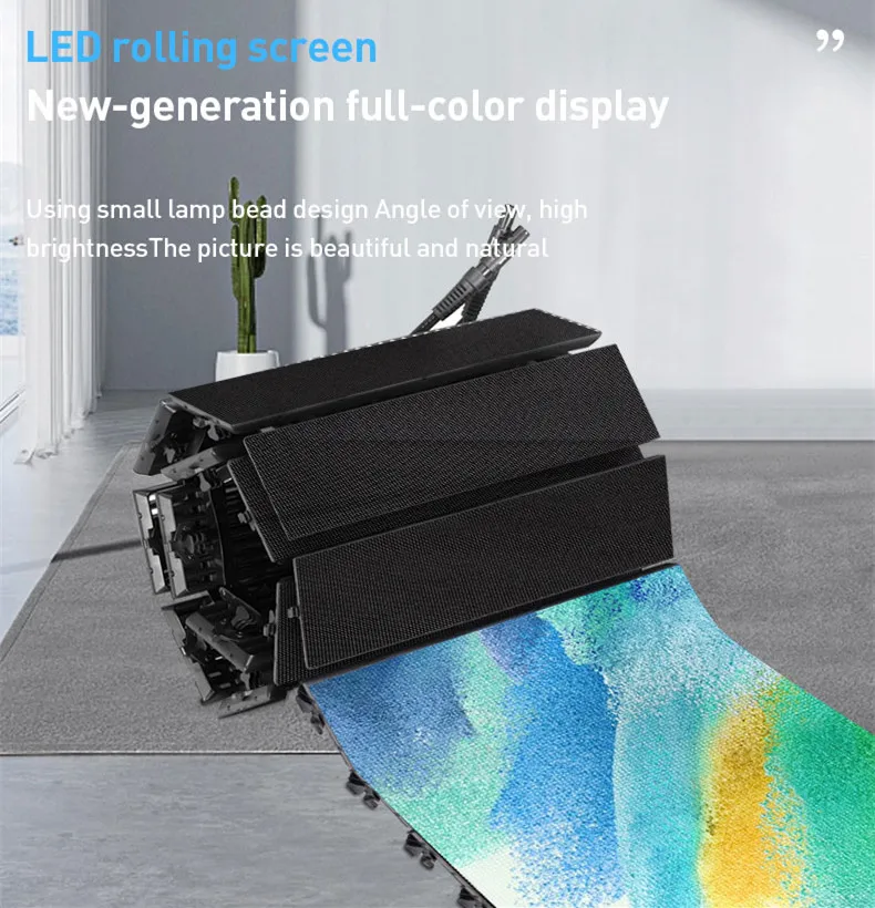 Rolling Shutter LED Screen - Portable and Flexible Display