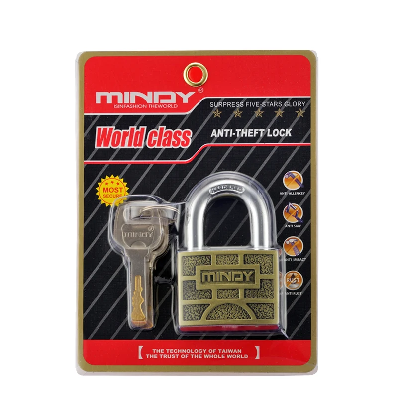 Candado Top Security Heavy Duty Antique Plated Zinc Alloy Mindy Padlock ...