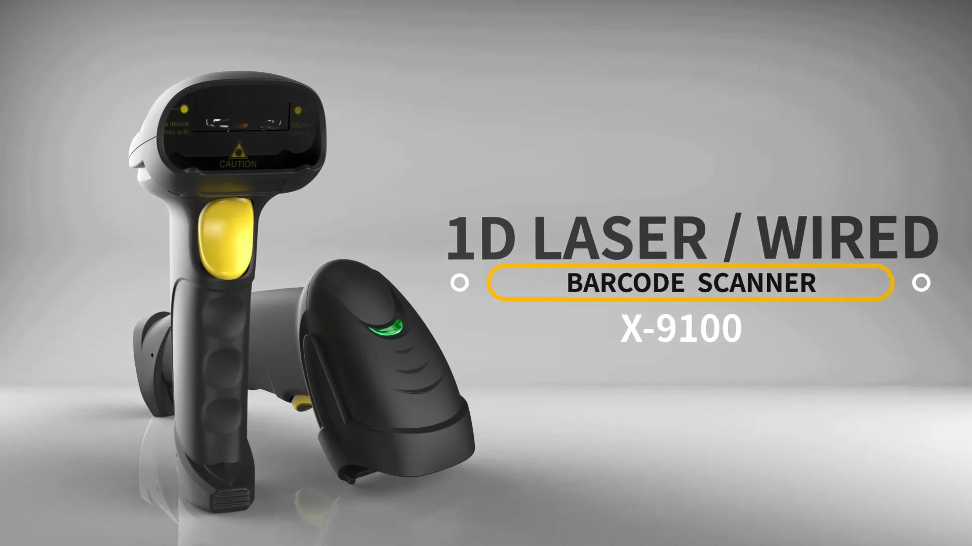 Xincode Barcode Scanning 1d Wired Barcode Scanner Handheld Laser ...