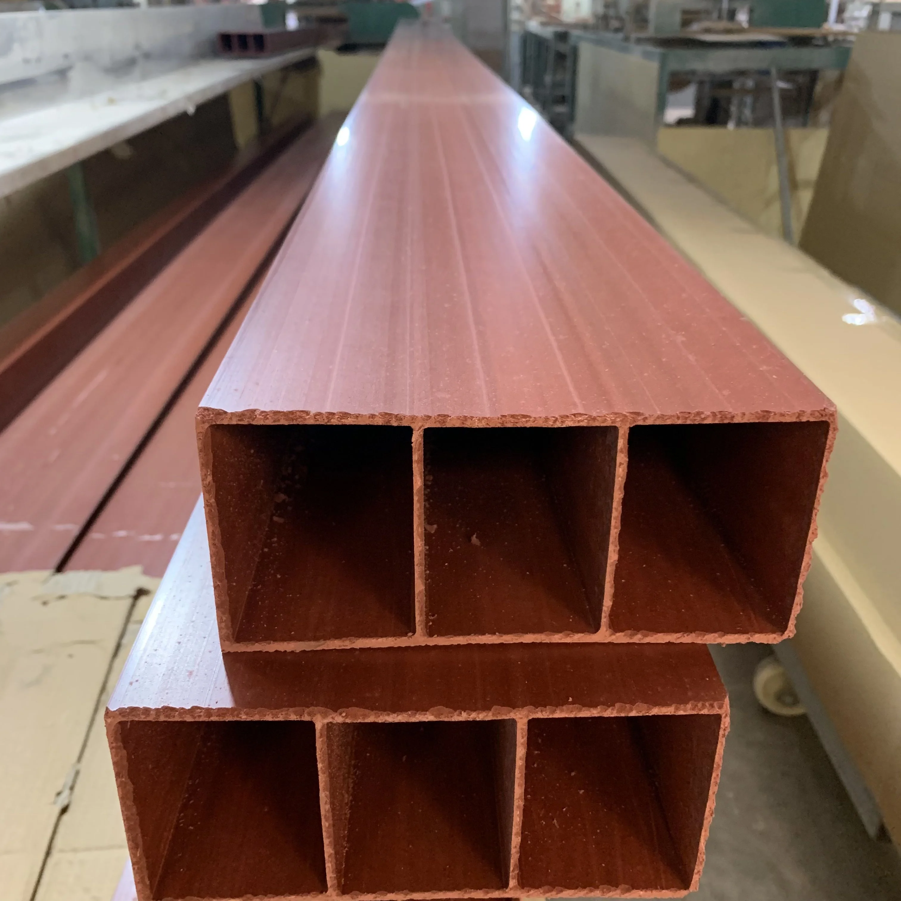 Moistureproof New Style Composite Wpc Timber Tube For Wall Partition ...