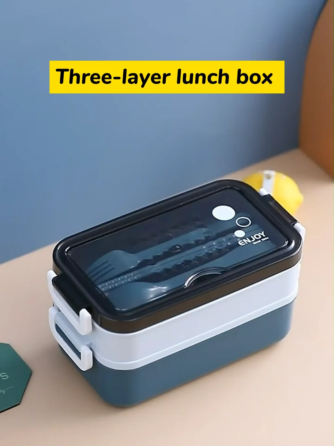 Portable Sealed Microwave Student Worker Safe Food Containers Two ...