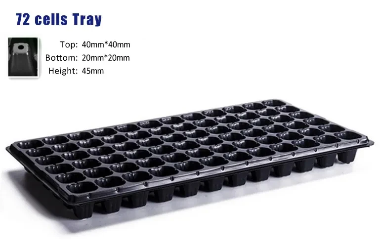 Plant Growing Seedling Tray 200 Cell Vegetable Seed Germination Tray ...