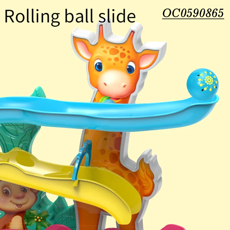 Supply Indoor educational track toy slot roll a ball toy education ...