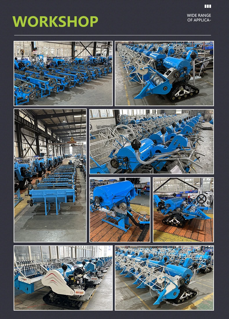 12.5hp China Factory Rice Harvesting Machine Price Combine Harvester ...