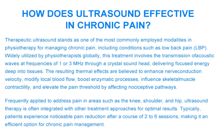1MHz and 3MHz Ultrasound Therapy Machine Ultrawave Physiotherapy ...