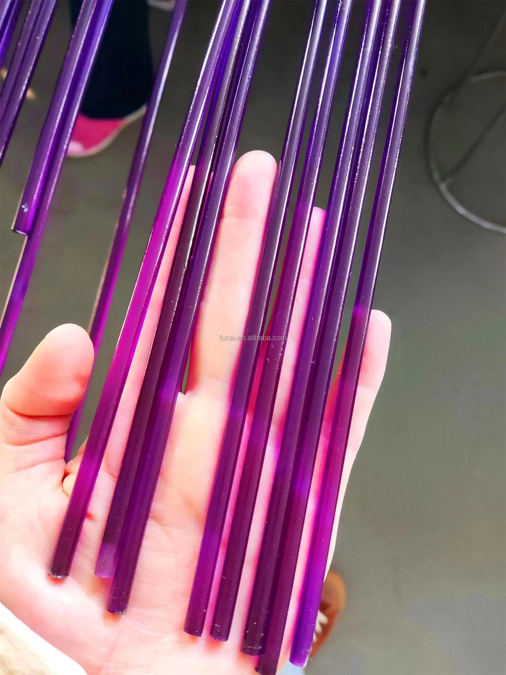 Transparent Fiberglass Clear Fishing Rod Blanks - Buy Finger Joint ...