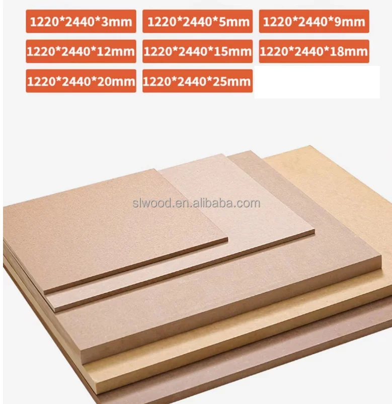 Luxury Modern Laminated Hpl Mdf Moisture Resistant Board Sheet Price Melamine Faced Mdf Hdf ...
