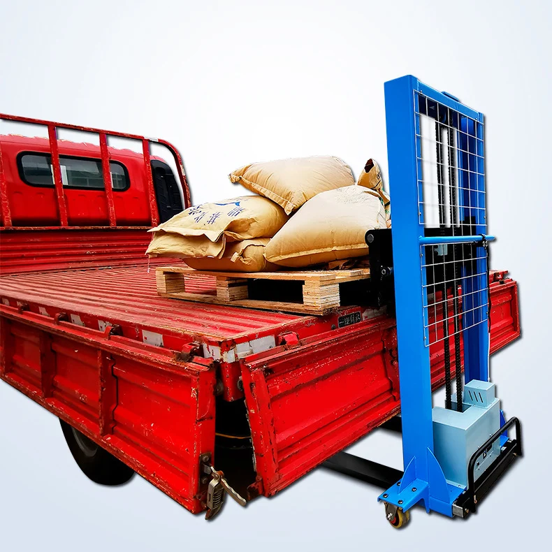 500kg Portable Self Loading Stacker - Efficient Pallet Handling