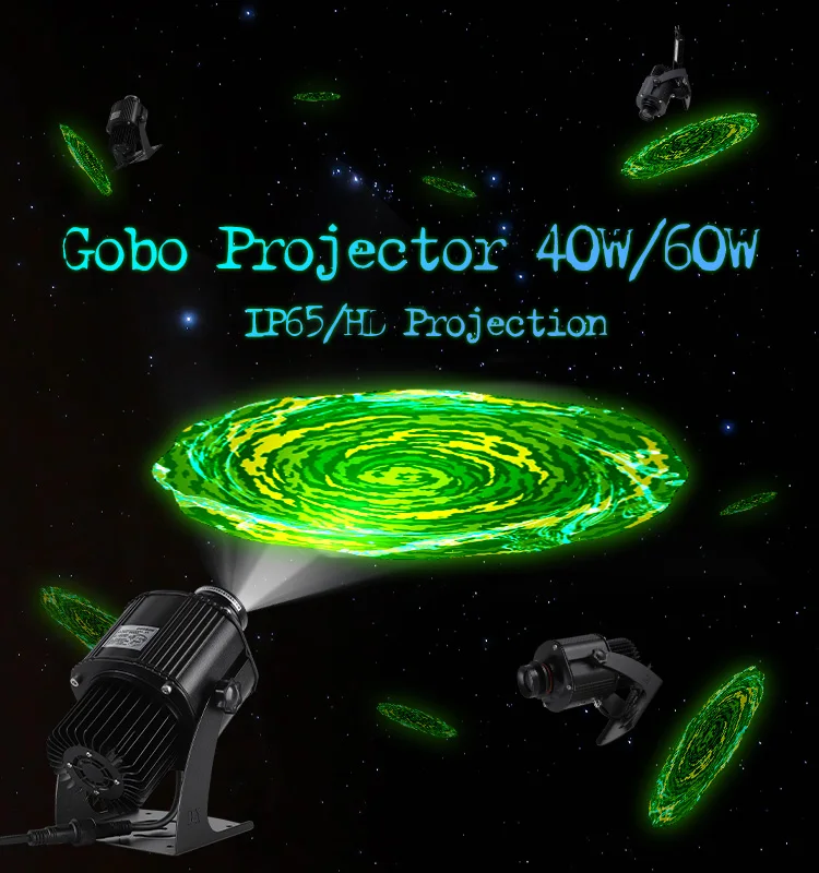 40/60w Ip65 Static Rotary Images Gobo Projector Outdoor - Buy Logo Gobo ...