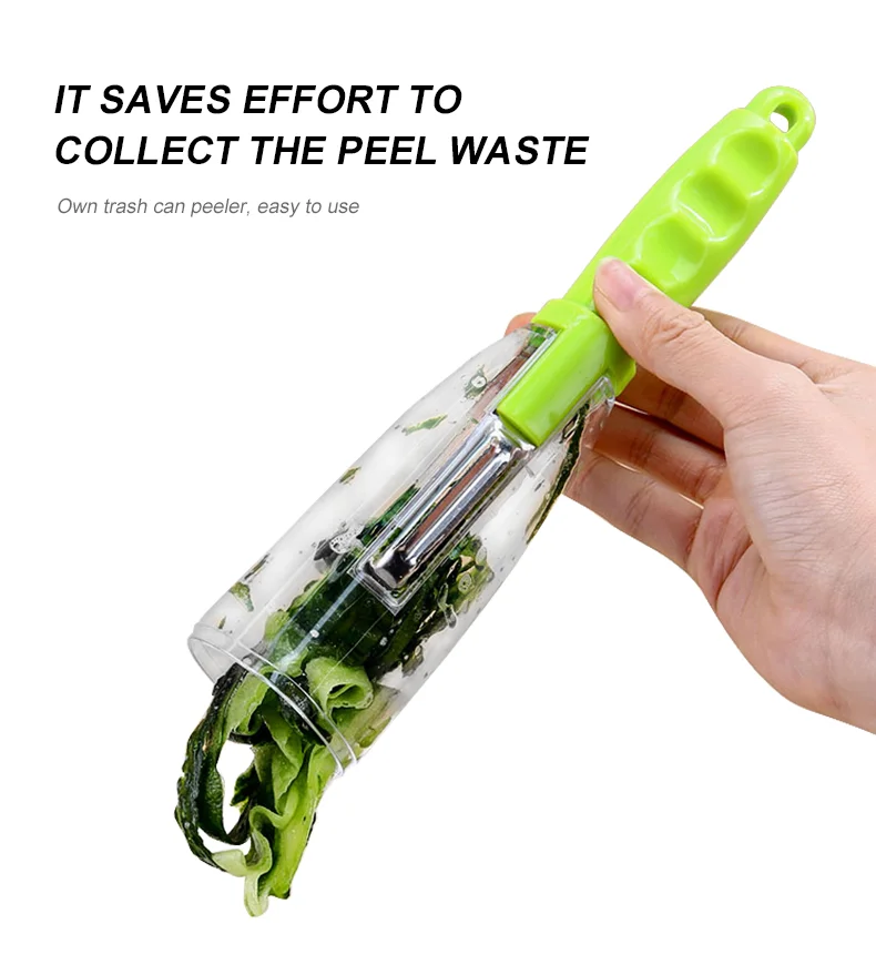 Manual Stainless Steel Potato Peeler - Sustainable & Versatile