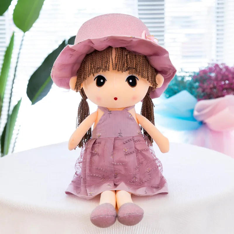 Custom Beautiful Plush Toy - Human Plush Baby Black Girl Rag Dolls