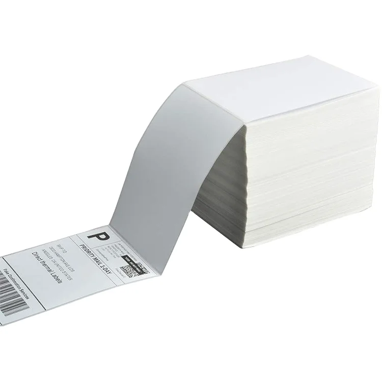 Free Sample Self Adhesive Label Paper Direct Thermal Barcode Sticker ...