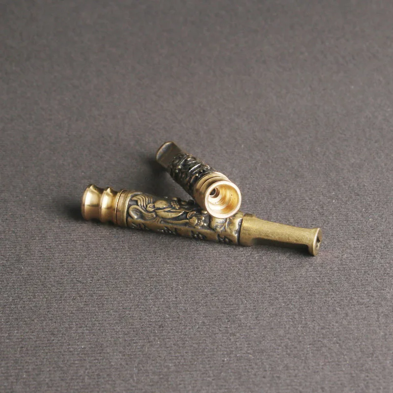 Guochao Pure Brass Cigarette Holder Removable Cleaning Filter Core ...