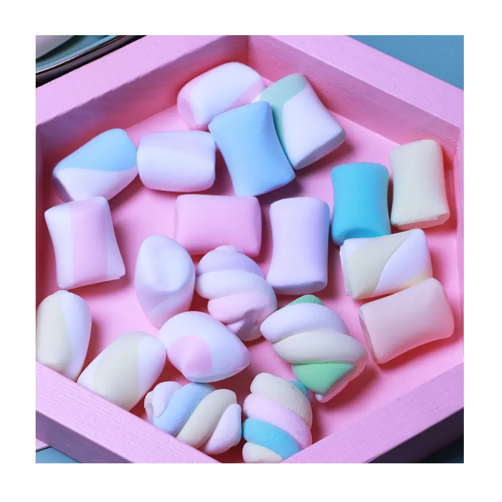 100pcs Popular Realistic Marshmallow Soft Candy Decorations