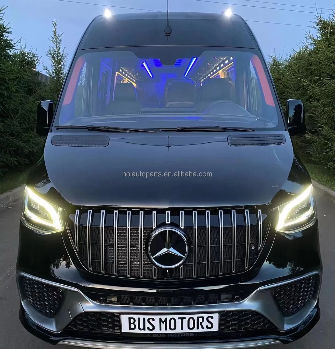 Suv Mpv Sprinter Grille For Mercedes Benz New Stype W907 Gt Front Grille W906 Car Modification ...