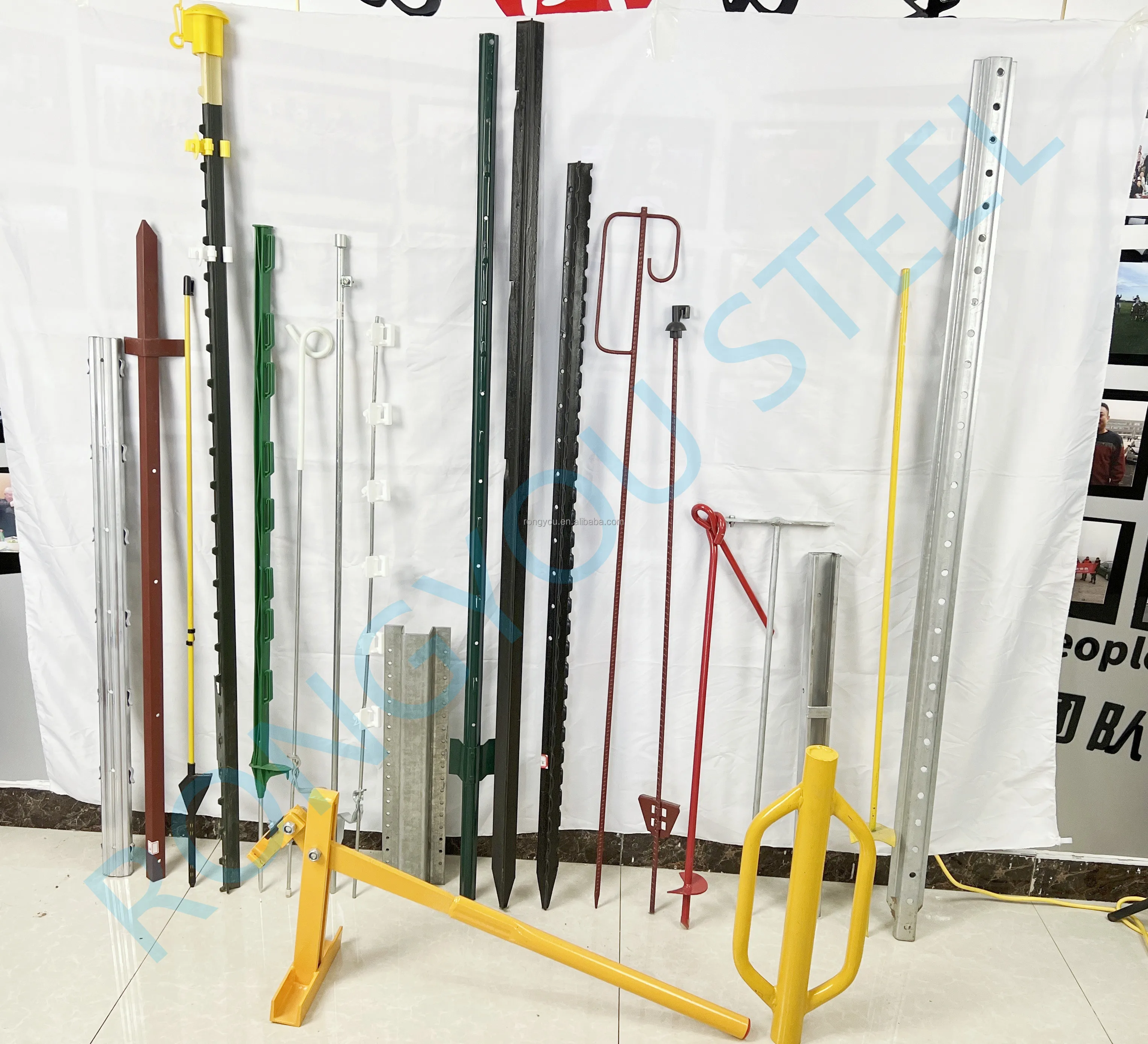 Manual Hand Fence Tools Farm Fencing Star Picket Dropper Steel Post ...
