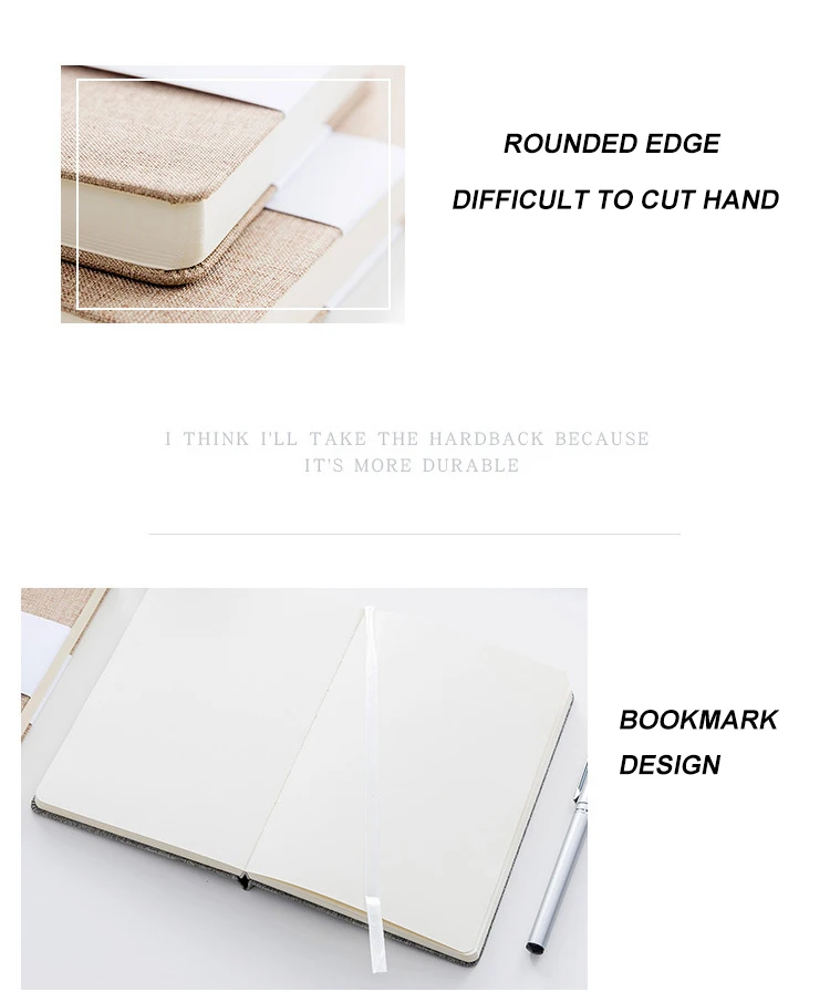 Wholesale Linen Journals with Custom Logo - Cute A5 Notebooks