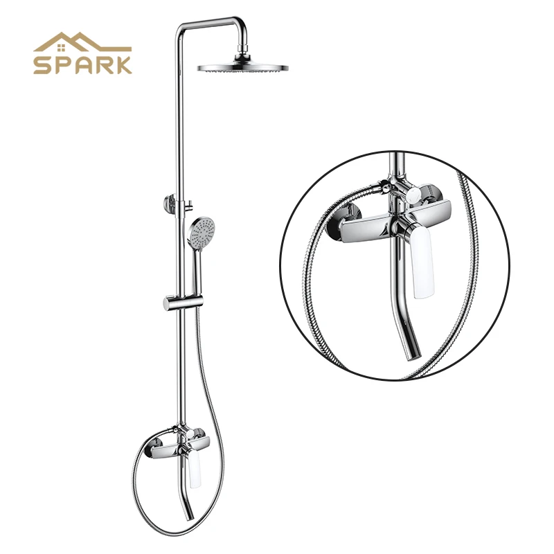 Chrome Shower Set Bathroom Brass Bath Shower Mixer| Alibaba.com