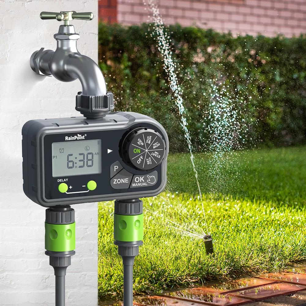 Digital Irrigation Timers with Misting Display - Efficient Garden Watering