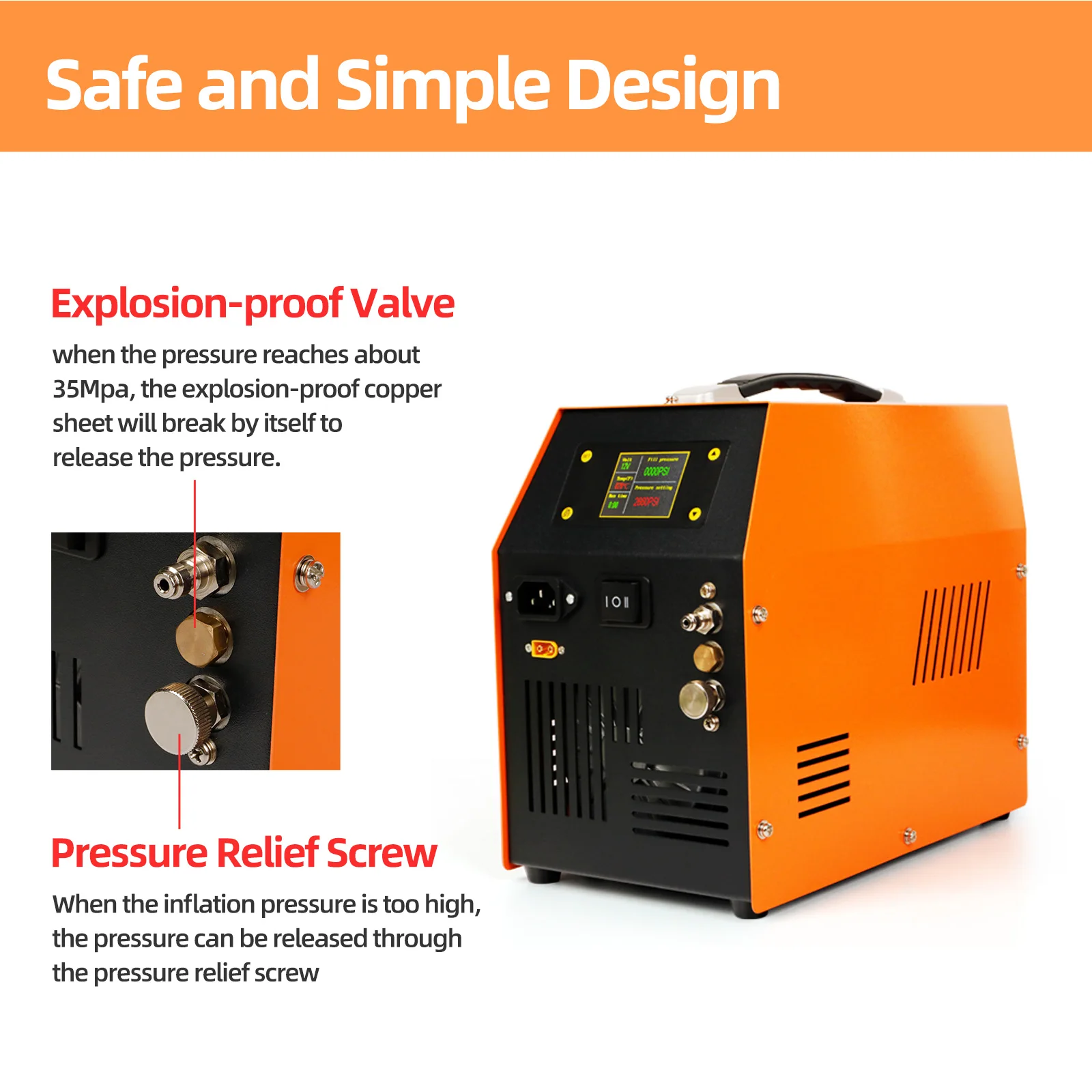 JF PCP Pump - 12V 300bar Oil-Free HPA Compressor for PCP