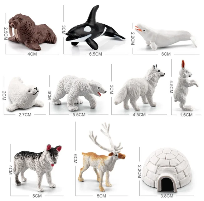 Shop Our Fashion Figures Realistic Mini Baby Polar Bear Toy