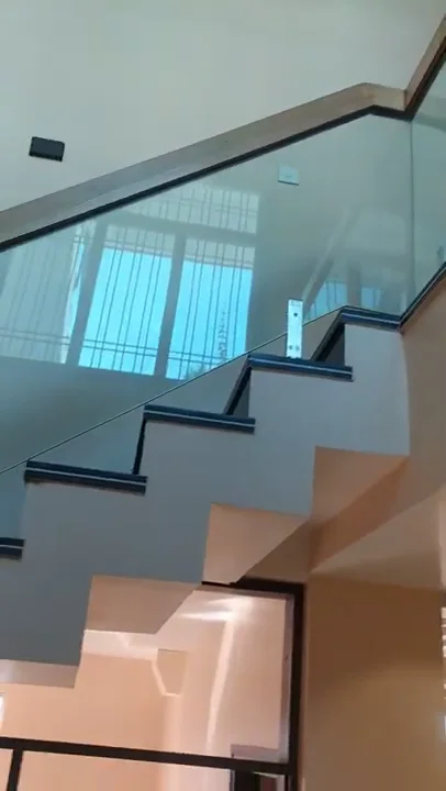 Deck Side Mounted Balcony Railing U Channel Aluminum Base Shoe Glass ...