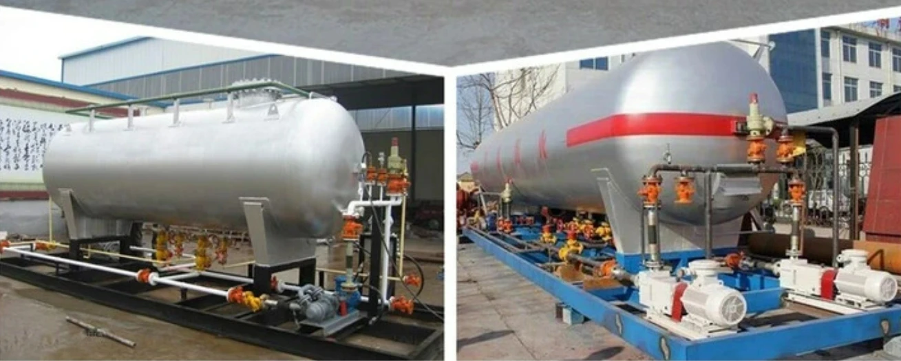 Horizontal 60cbm Propane Gas Storage Tank 30mt Lpg Stationary Storage ...