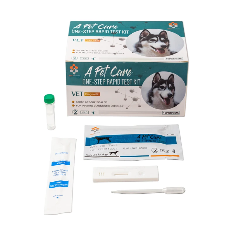 canine diagnostic parvovirus parvo corona rapid 4 in1 combined test kit ...