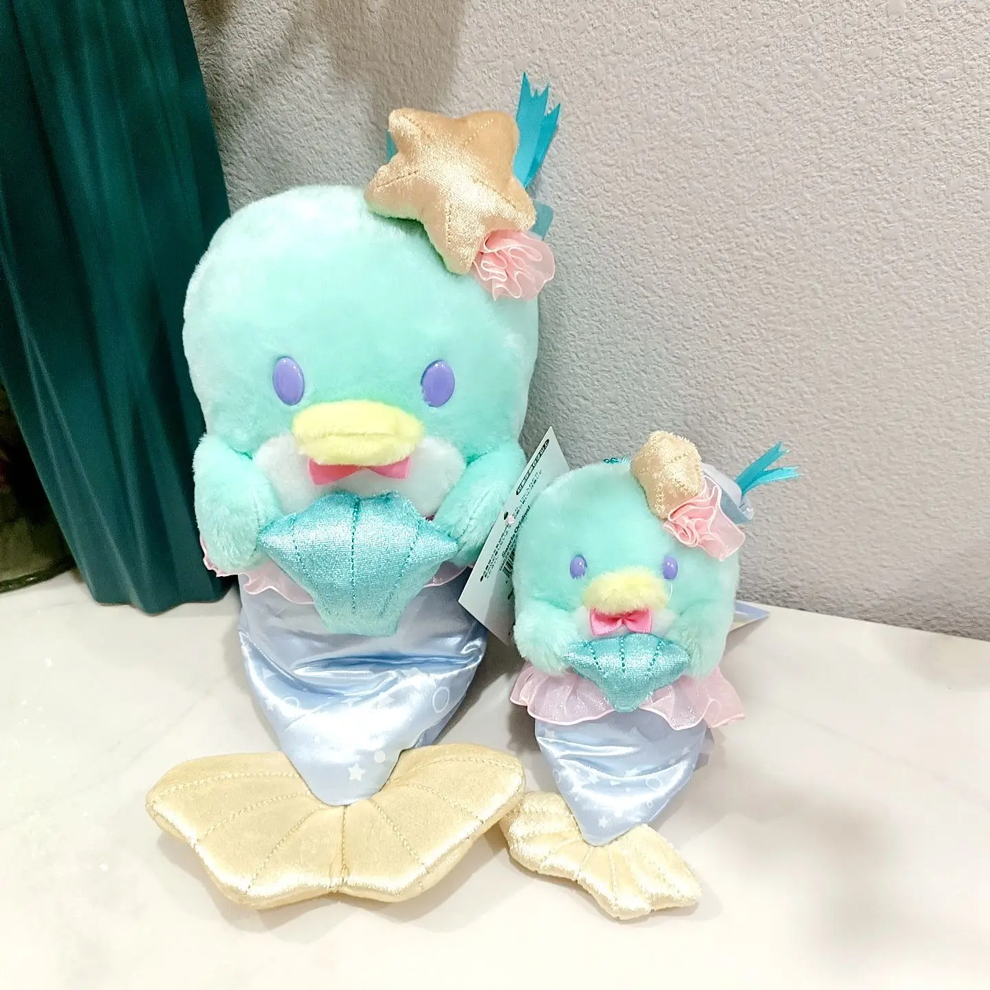 Cinnamoroll Ocean Mermaid Series Plush Toys Kuromi Melody Pacha Dog ...