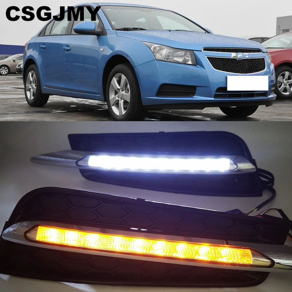 DRL Driving Daytime Running Light Nebels chein werfer Relais DRL Tageslicht fur Chevrolet Cruze 2009 2010 2011 2012 2013 2014