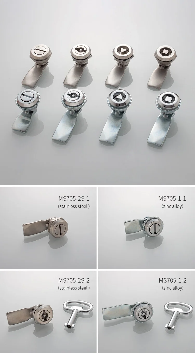 Hengzhu MS705 Series Tubular Key Pin Cam Lock - Secure & Durable