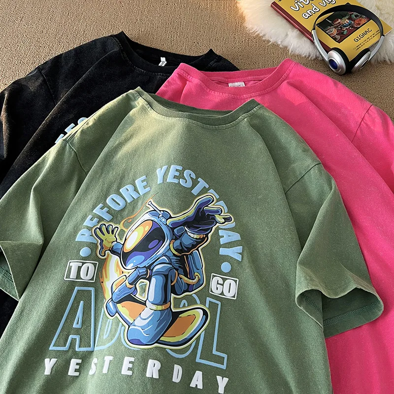 HIC Custom Puff Print T Shirt - 100% Cotton, 3D Foam