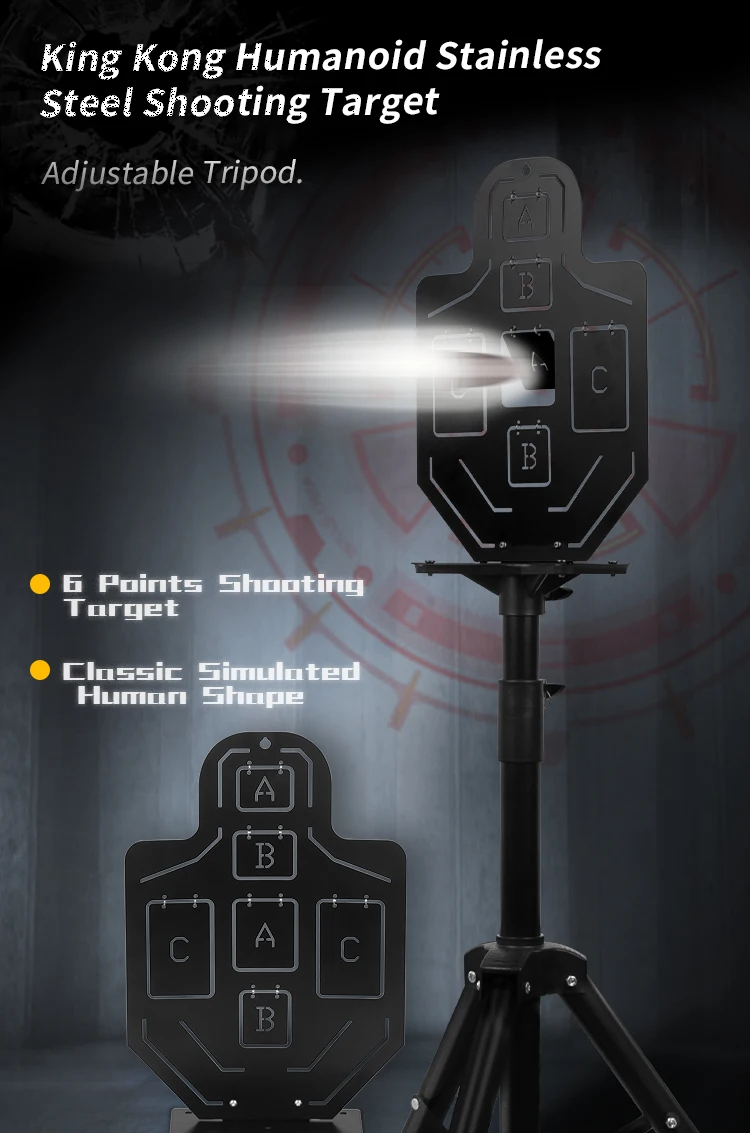 ISPC Laser Cut Steel Targets - Ideal for Shooting Training