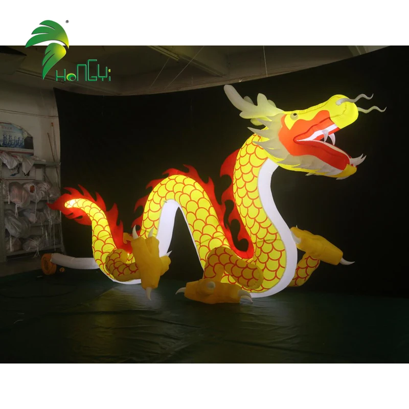 New Design Inflatable Hongyi Dragon Led Raptors Cool Animal Dragon ...