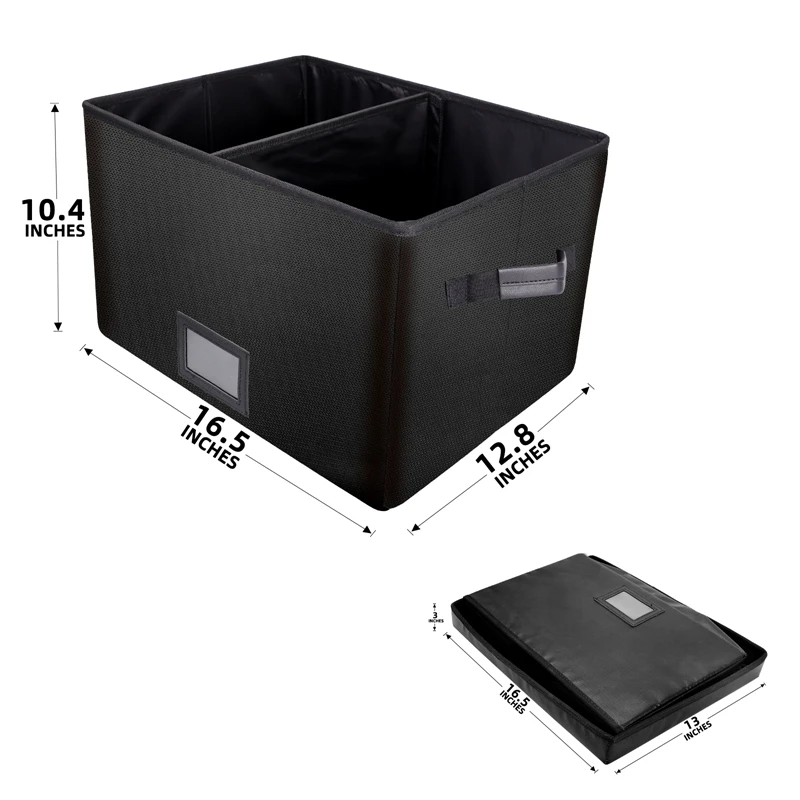 YIHUAXING Durable Collapsible Fireproof Desktop File Box Convenient ...