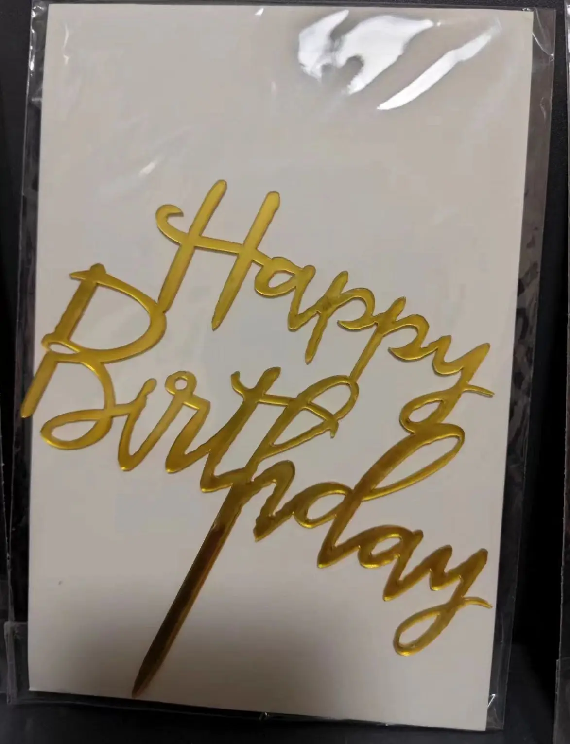 Plastic Acrylic Happy Anniversary Cake Topper Decoration - Buy Happy ...