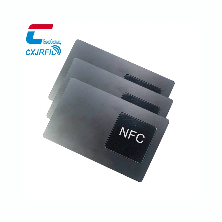 NFC Metal Business Card - Rewritable RFID NTAG 213/215/216