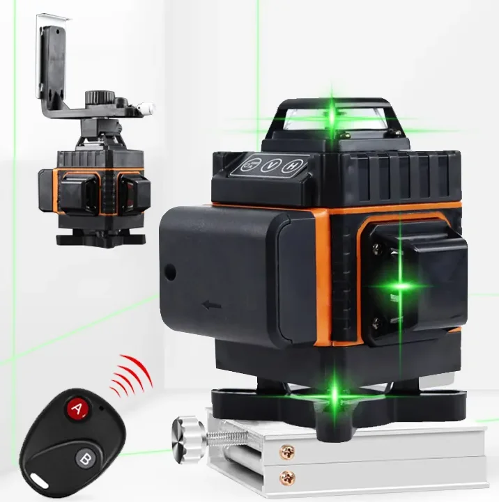 360 Self Leveling Rotary Green Laser Levels 16 Line Laser Meter Digital ...