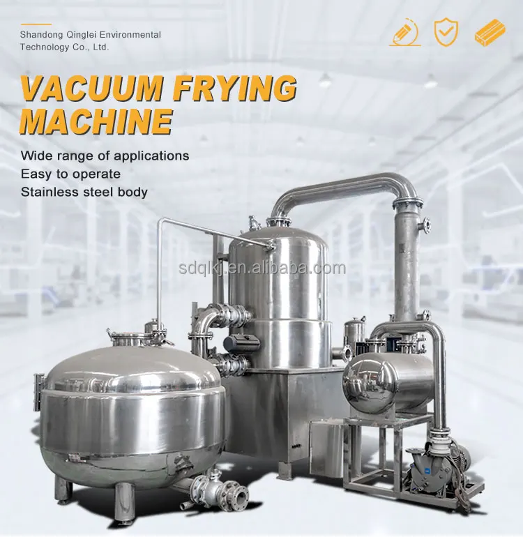 Automatic Low Temperature Jackfruit Vacuum Frying and Deoiling Machine ...