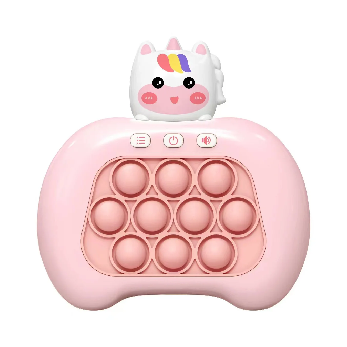2024 New quick pop light up console game fast push it fidget toy quick ...
