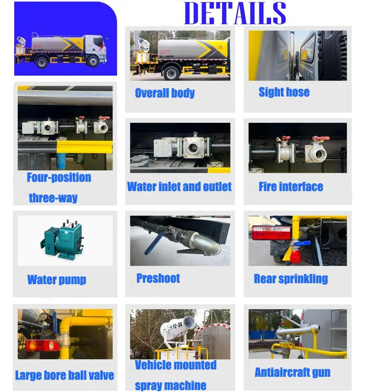 Isuzu 4X2 Water Supply Truck - 5000L Stainless Steel Tank