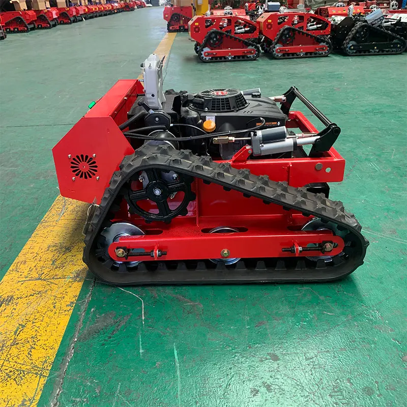 Electric Crawler Bush Cutter AI Robot Lawn Mower for Home Use