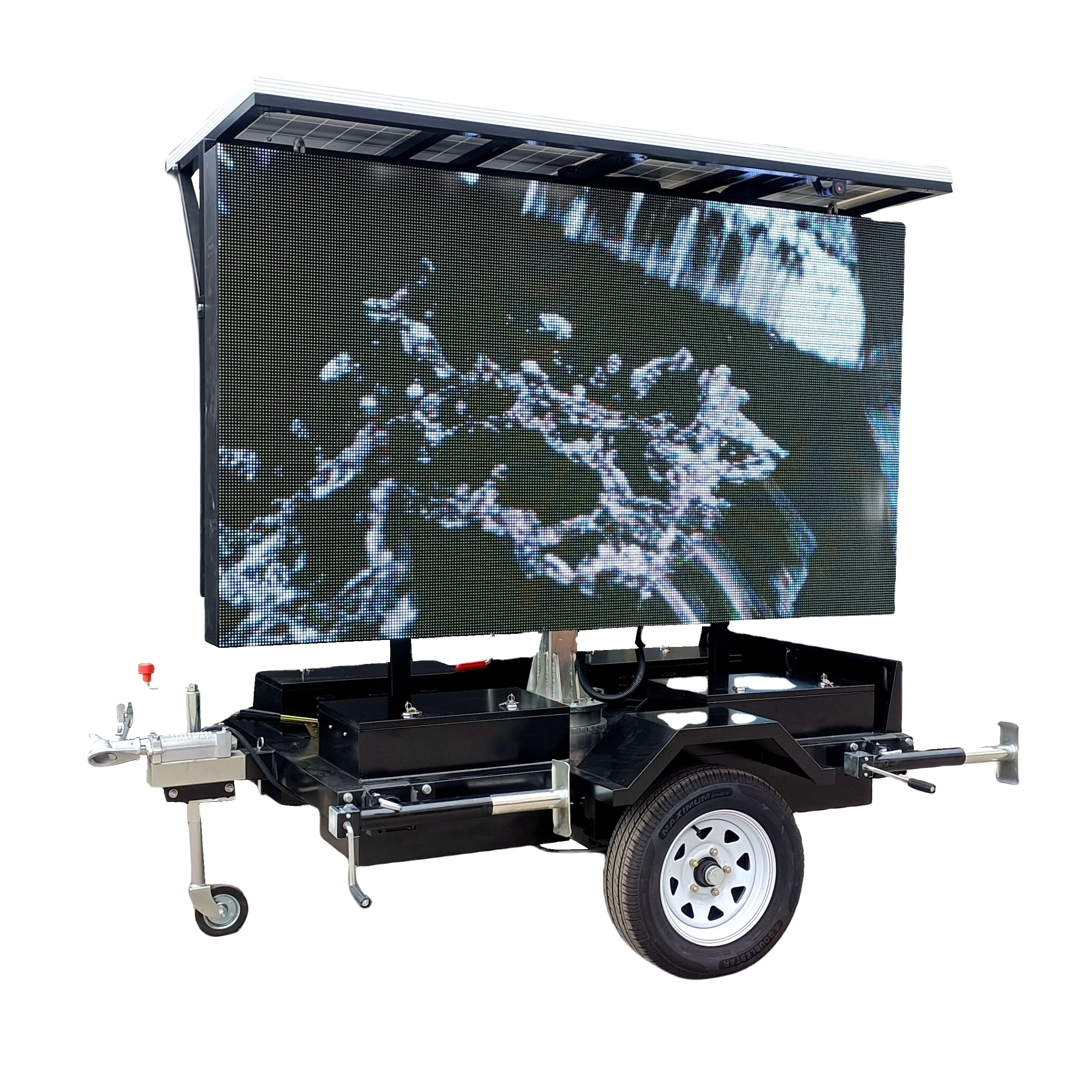 2023w Jct St3 Solar Outdoor Advertising Mobile Led Screen Trailer - Buy ...